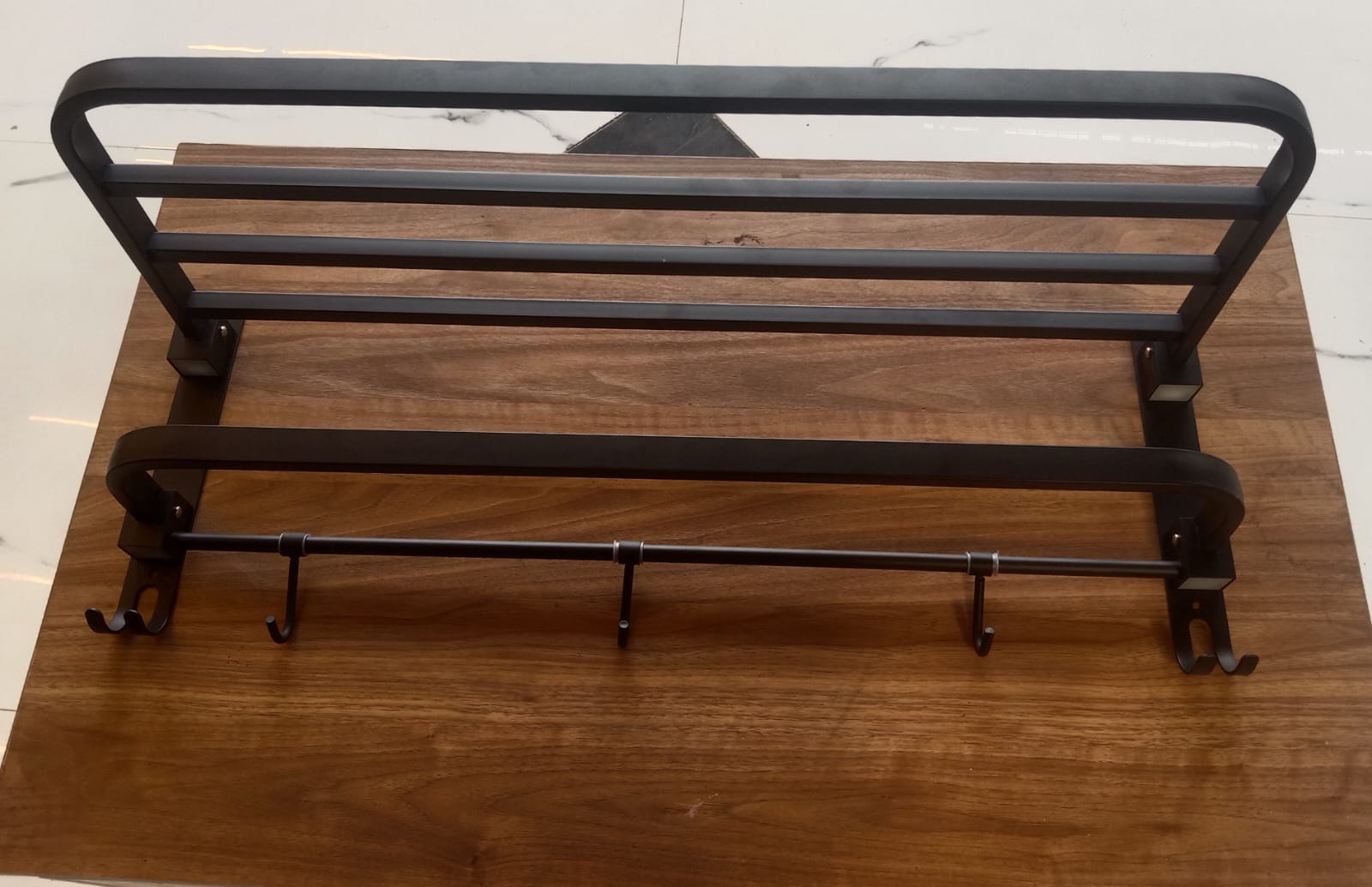 Dual folding rack